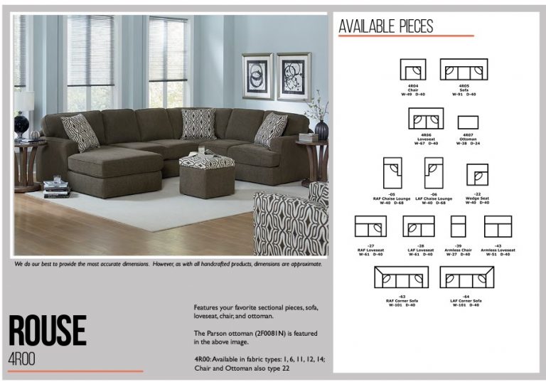 Rouse Sectional – Colorado Casual Furniture
